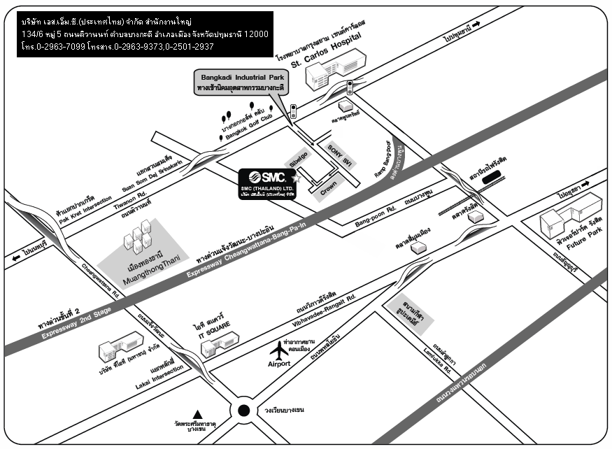 MAP : เอส.เอ็ม.ซี นิวเมติคส์ (ประเทศไทย) จำกัด | SMC Pneumatics ...