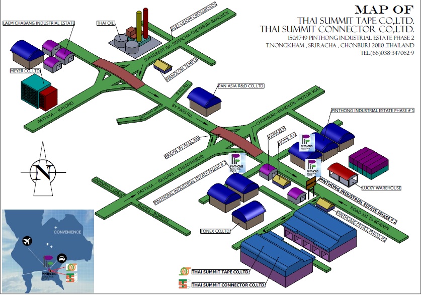 MAP : บริษัท ไทยซัมมิท เคเบิ้ล แอนด์ พาร์ท จำกัด | Thai Summit Cable ...