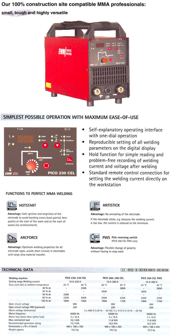 PRODUCT MMA DC welding machines Our 100% construction site compatible ...