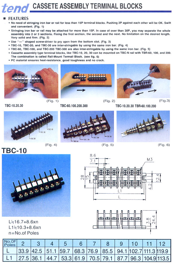 PRODUCT Cassete Assembly Terminal Blocks : บริษัท ธีรชัยไพศาล เอ็นจิ ...