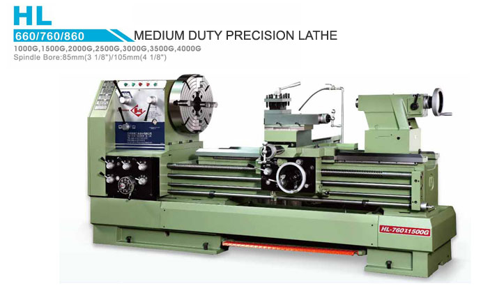 บริษัท ลีดซัน จำกัด : MEDIUM PRECISION LATHE MODEL:HL-660/760/860