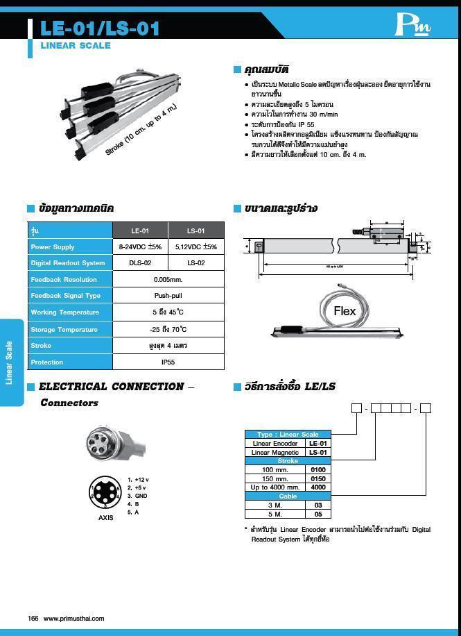บริษัท ไพรมัส จำกัด : LINEAR SCALE