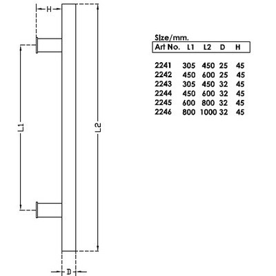 PRODUCT HD142 Pull Handle : บริษัท วี คิวบ์ จำกัด | V-Cube Co.,Ltd.