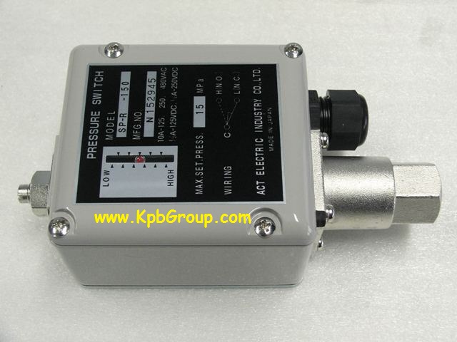 PRODUCT ACT Pressure Switch SP-R-150 : บริษัท เคพีบี เอ็นเตอร์ไพรส์ ...