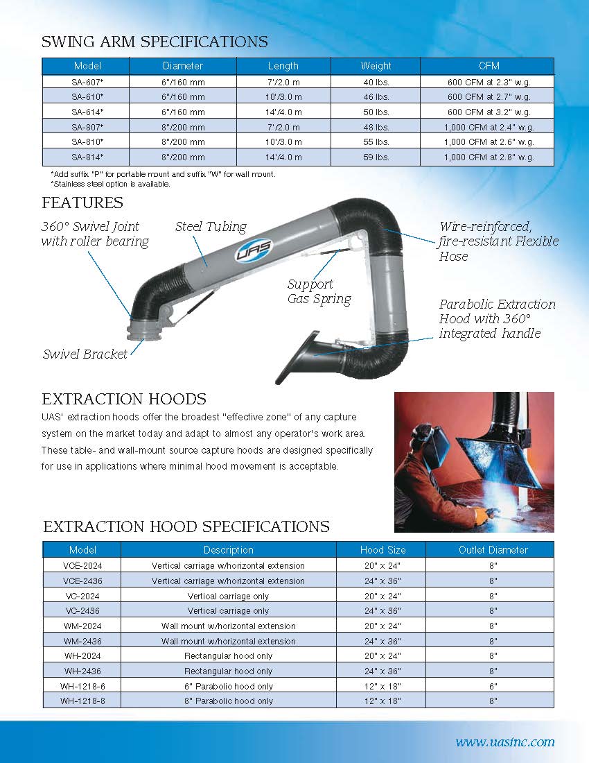 PRODUCT Extractor Arm for Dust collector/Oil mist collector : บริษัท ...