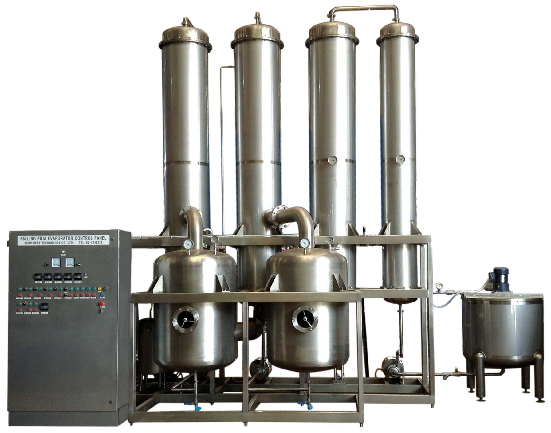 บริษัท ยูโร เบสท์ เทคโนโลยี จำกัด : Falling Film Evaporator Model VPF-300