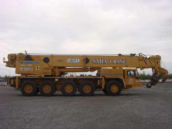 บริษัท สหเครน เซอร์วิส จำกัด : CRANE 120 TON
